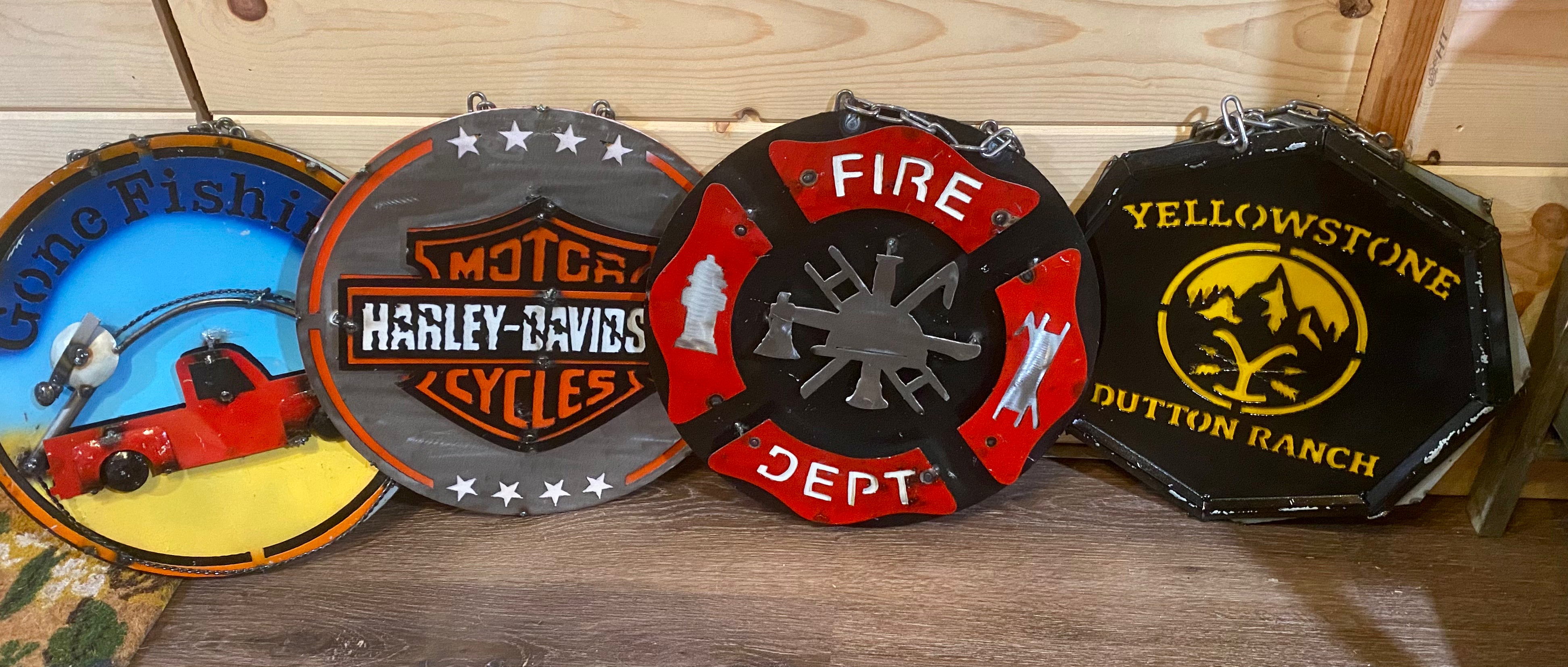 Medium Round Metal Signs – KelleyFarmandBloom